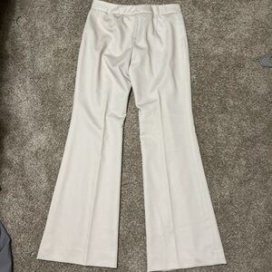 Anne Klein | Jackets & Coats | Anne Klein Cream Wide Leg Suit | Poshmark